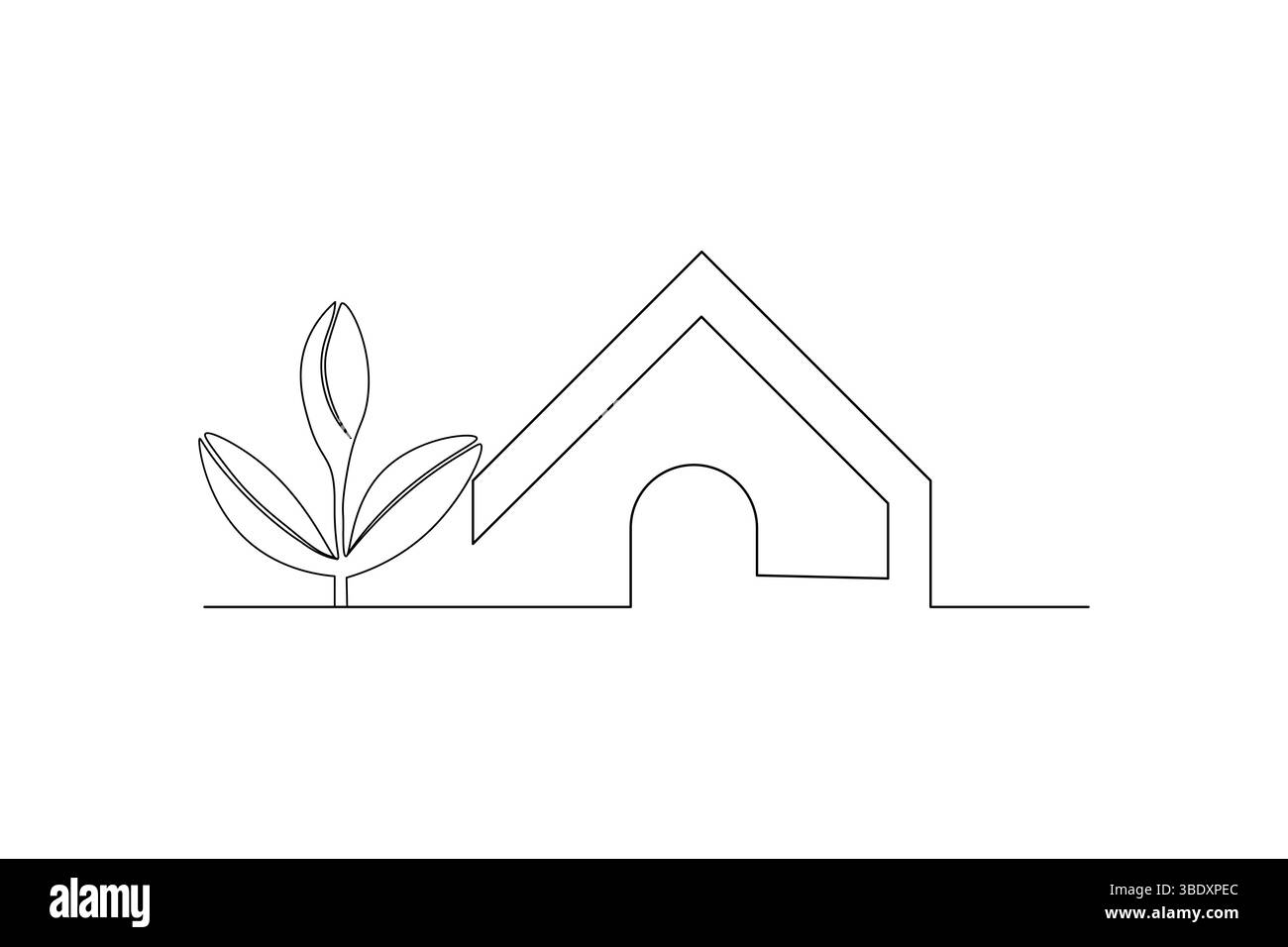 One line vector art Stock Vector Images - Alamy