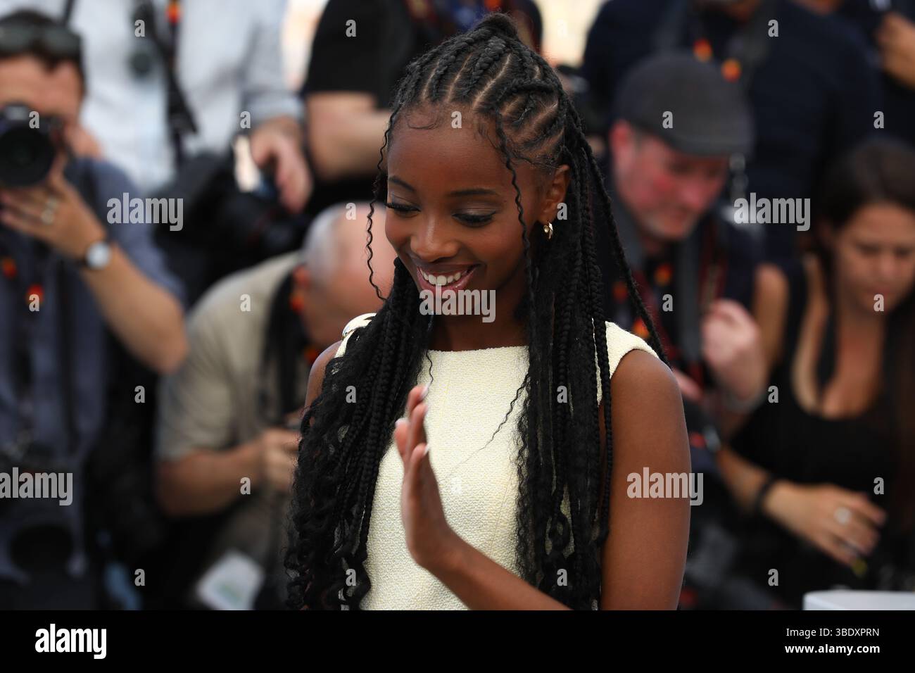 May 24, 2025, Cannes, Cote D'azur, France: LUCIE LARUELLE poses during ...