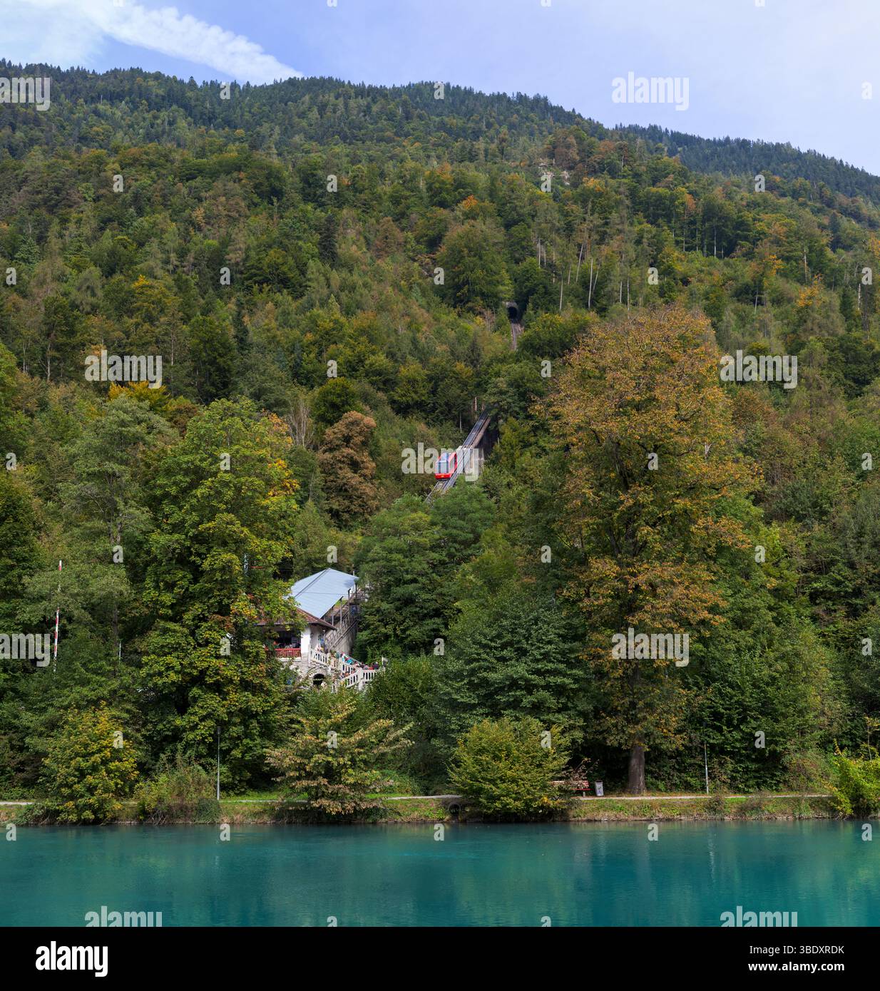 Harderbahn funicular railway, Interlaken, Switzerland Stock Photo - Alamy