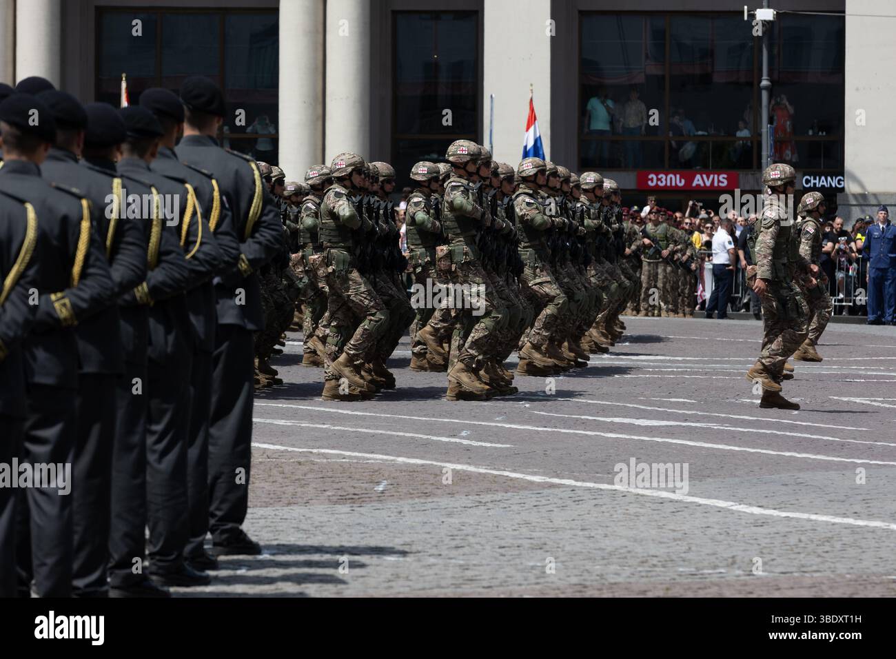 Tbilisi, Georgia. 26th May, 2025. Georgian special forces march in ...