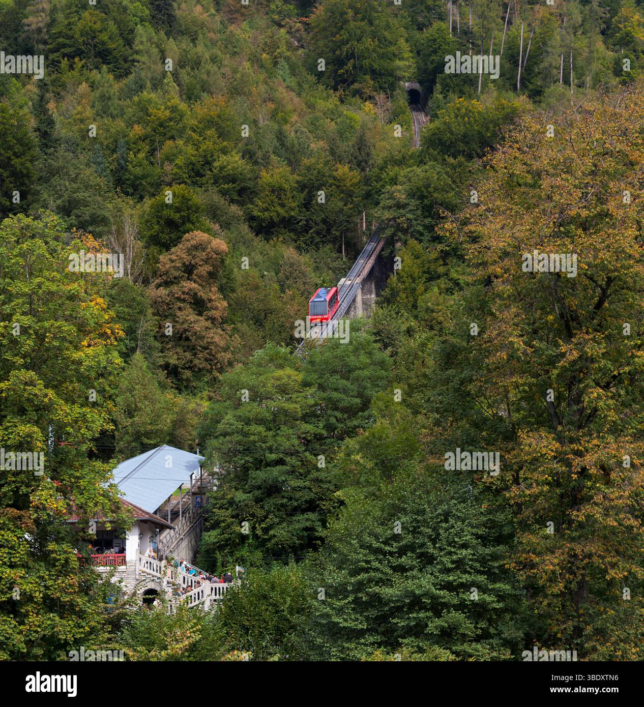 Harderbahn funicular railway hi-res stock photography and images - Alamy