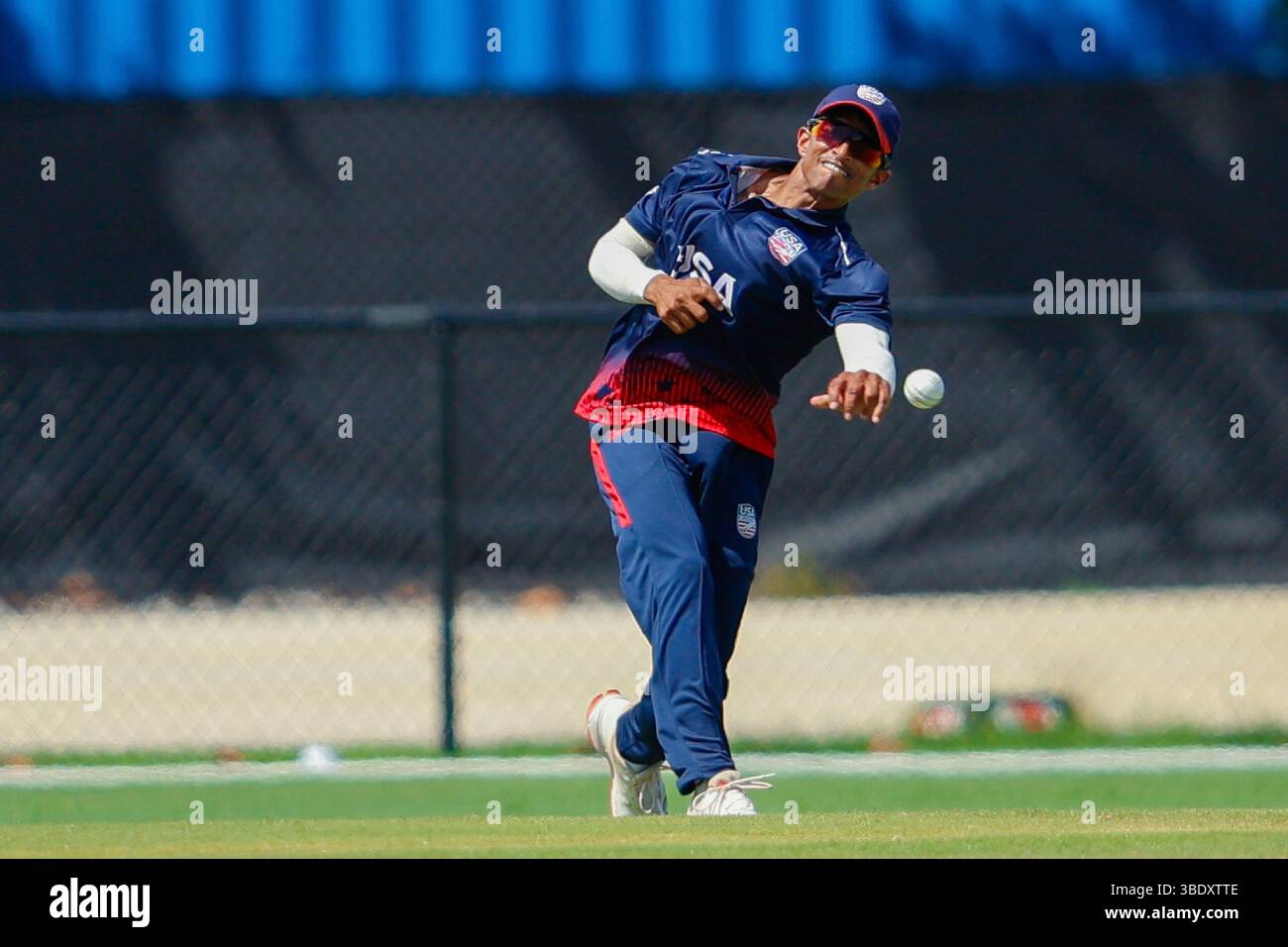 FT LAUDERDALE, FL - MAY 25: USA player Nosthush Kenjige (64) is seen ...