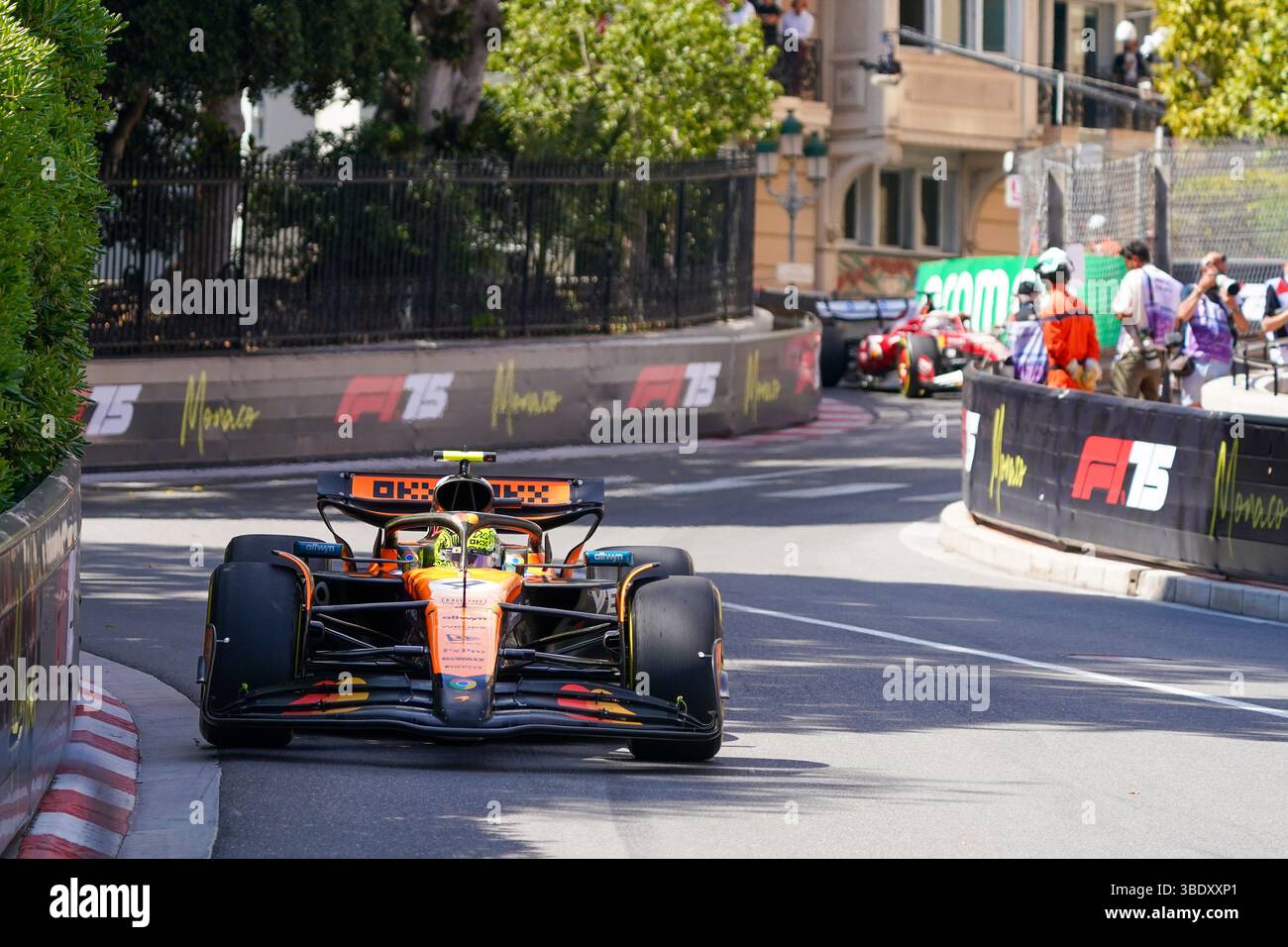 Lando Norris of United Kingdom driving the (04) McLaren F1 Team MCL39 during the Race of the ...