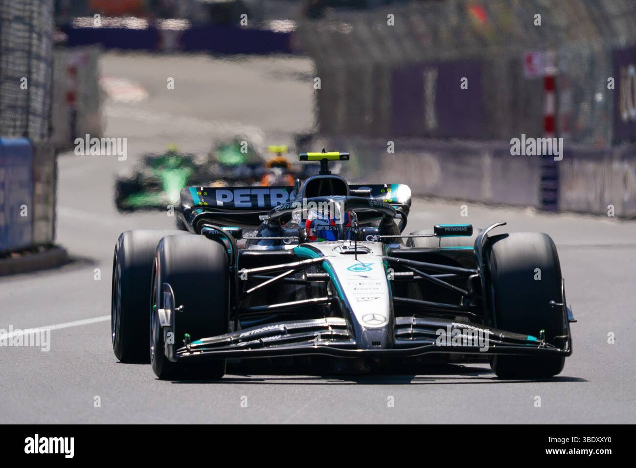 Kimi Antonelli of Italy driving the (12) Mercedes-AMG PETRONAS F1 Team ...