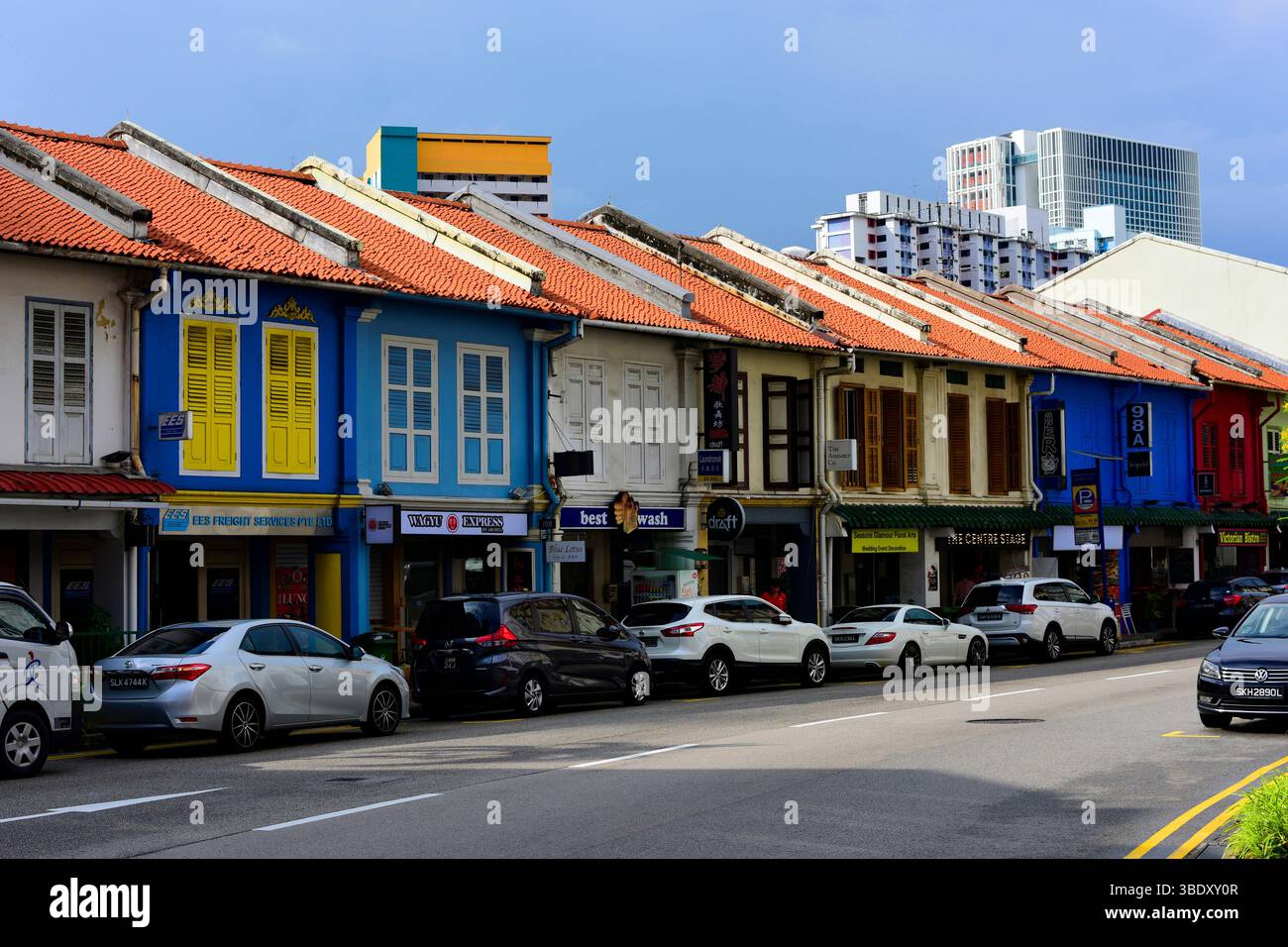 Colonial architecture in Singapore,Asia Stock Photo - Alamy