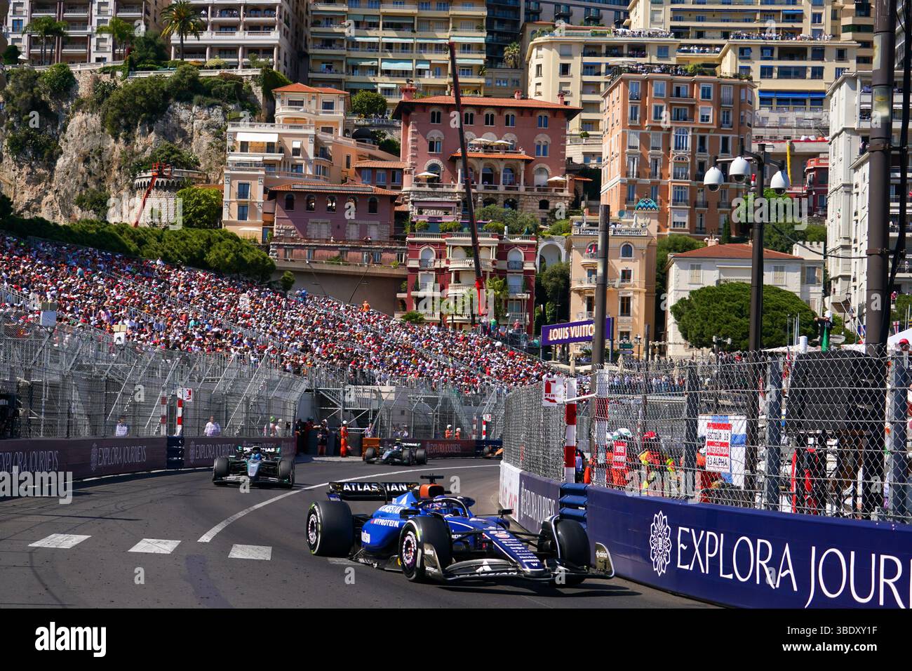 Alexander Albon of Thailand driving the (23) Atlassian Williams Racing ...