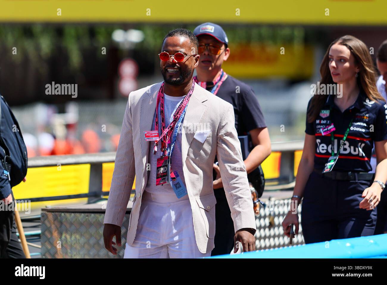 Patrick Evrà, ex football Player during the Formula 1 TAG Heuer Grand ...