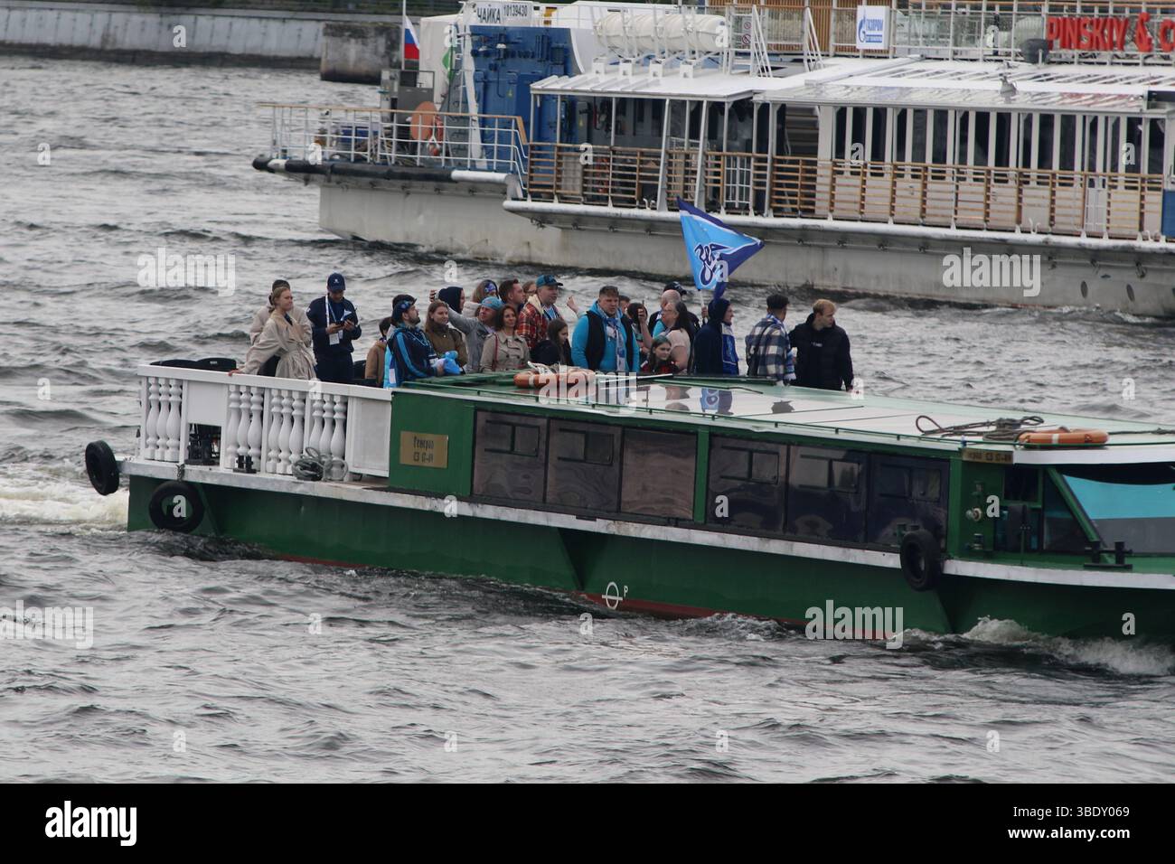 Saint Petersburg, Russia. 25th May, 2025. The pleasure motor ship ...