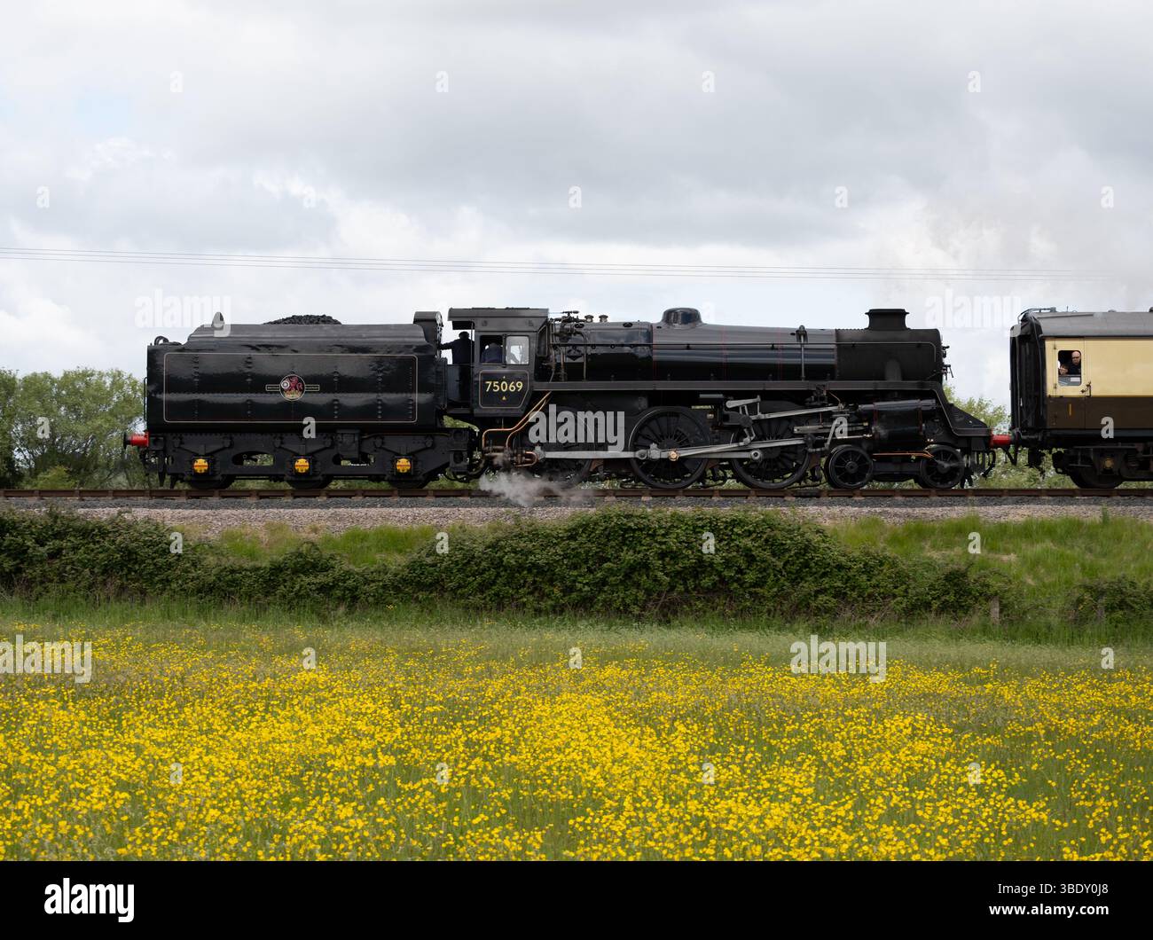 BR Standard 4MT No. 75069 at the Cotswold Festival of Steam 2025 ...