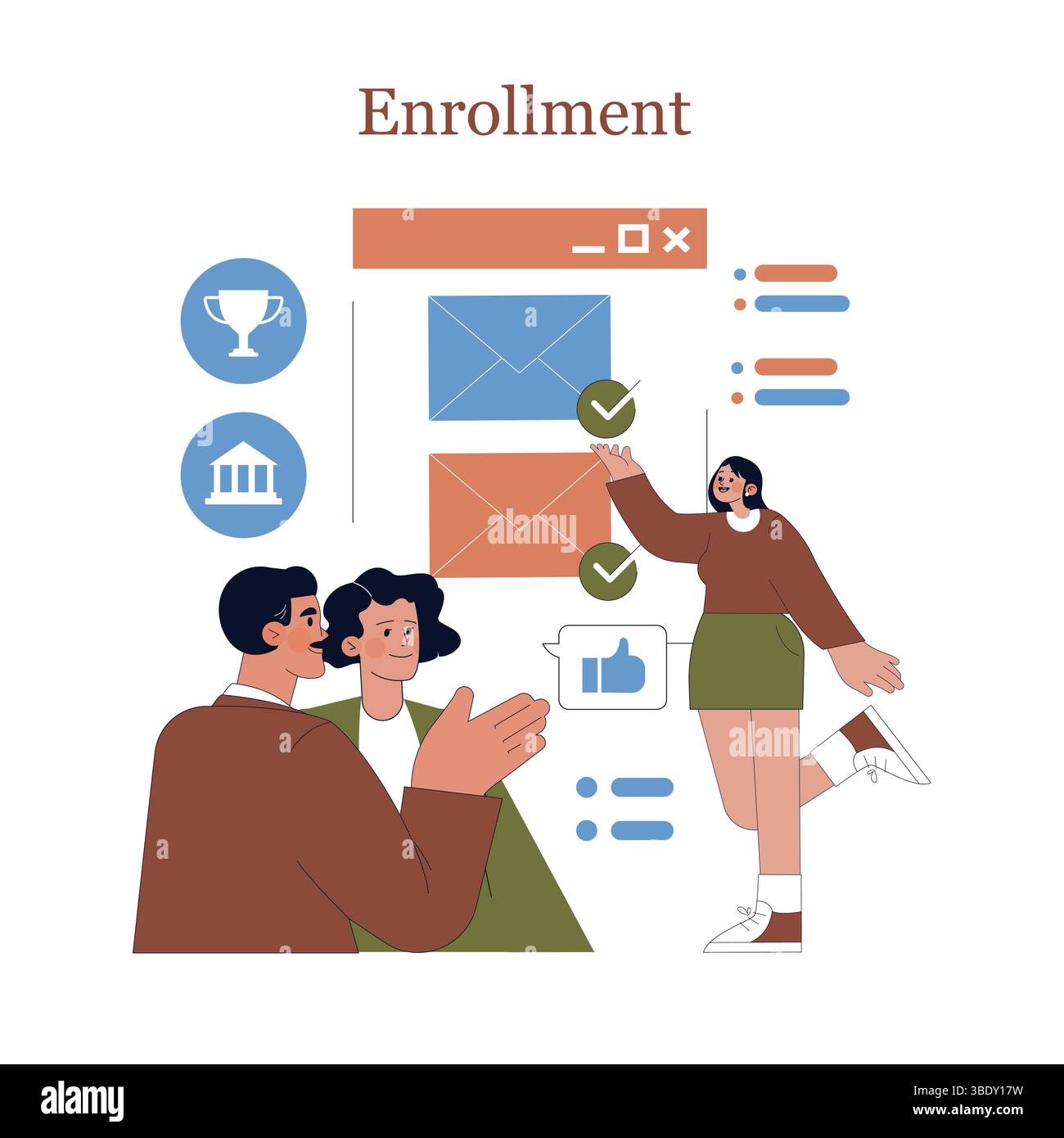 Showcases students Cut Out Stock Images & Pictures - Alamy