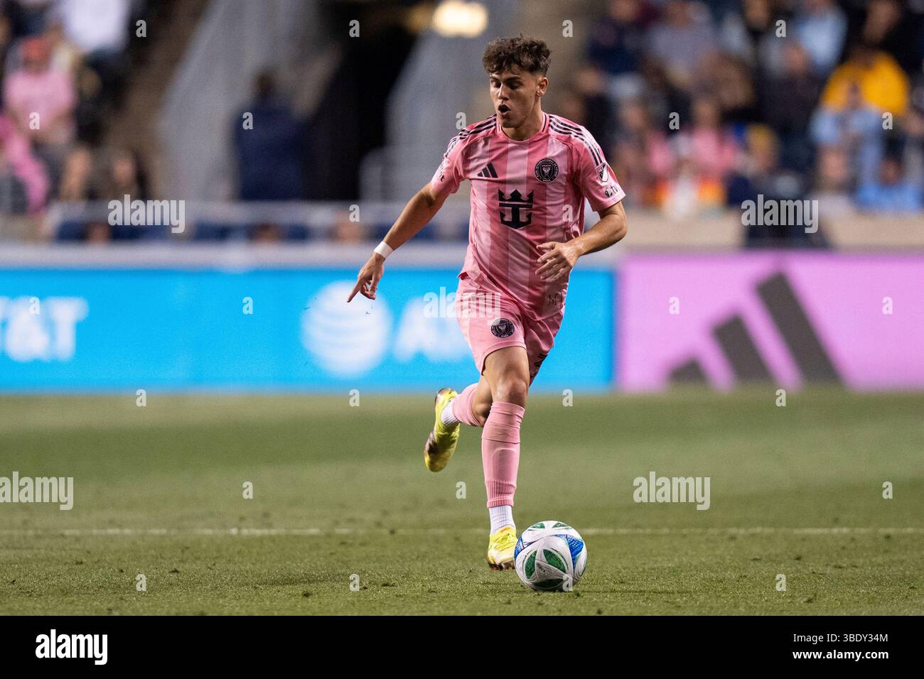 Inter Miami's Noah Allen in action during an MLS soccer match against ...