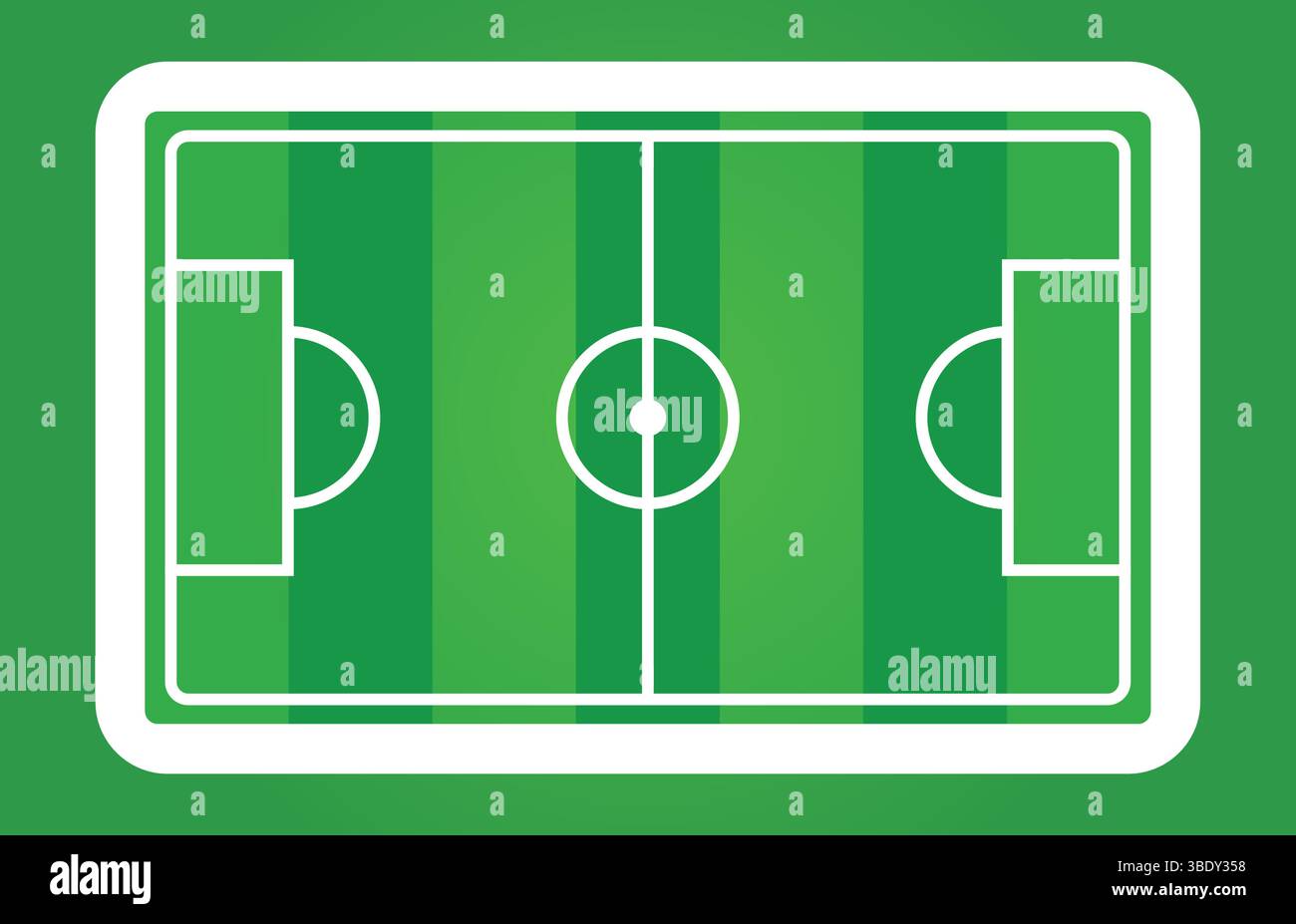 Soccer match aerial Stock Vector Images - Alamy