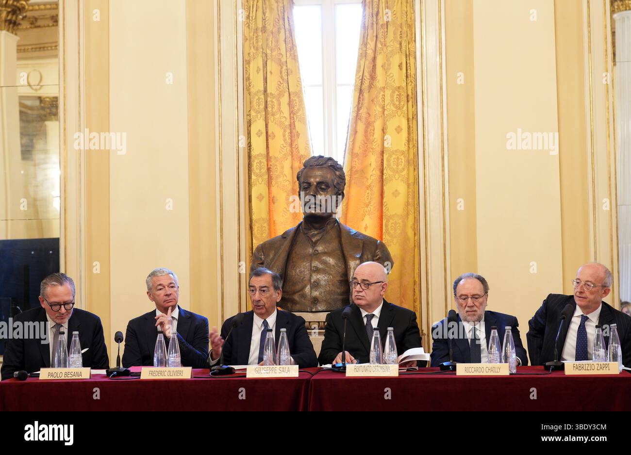 Milan, Italy. 26th May, 2025. 2026 season of the Teatro alla Scala with ...