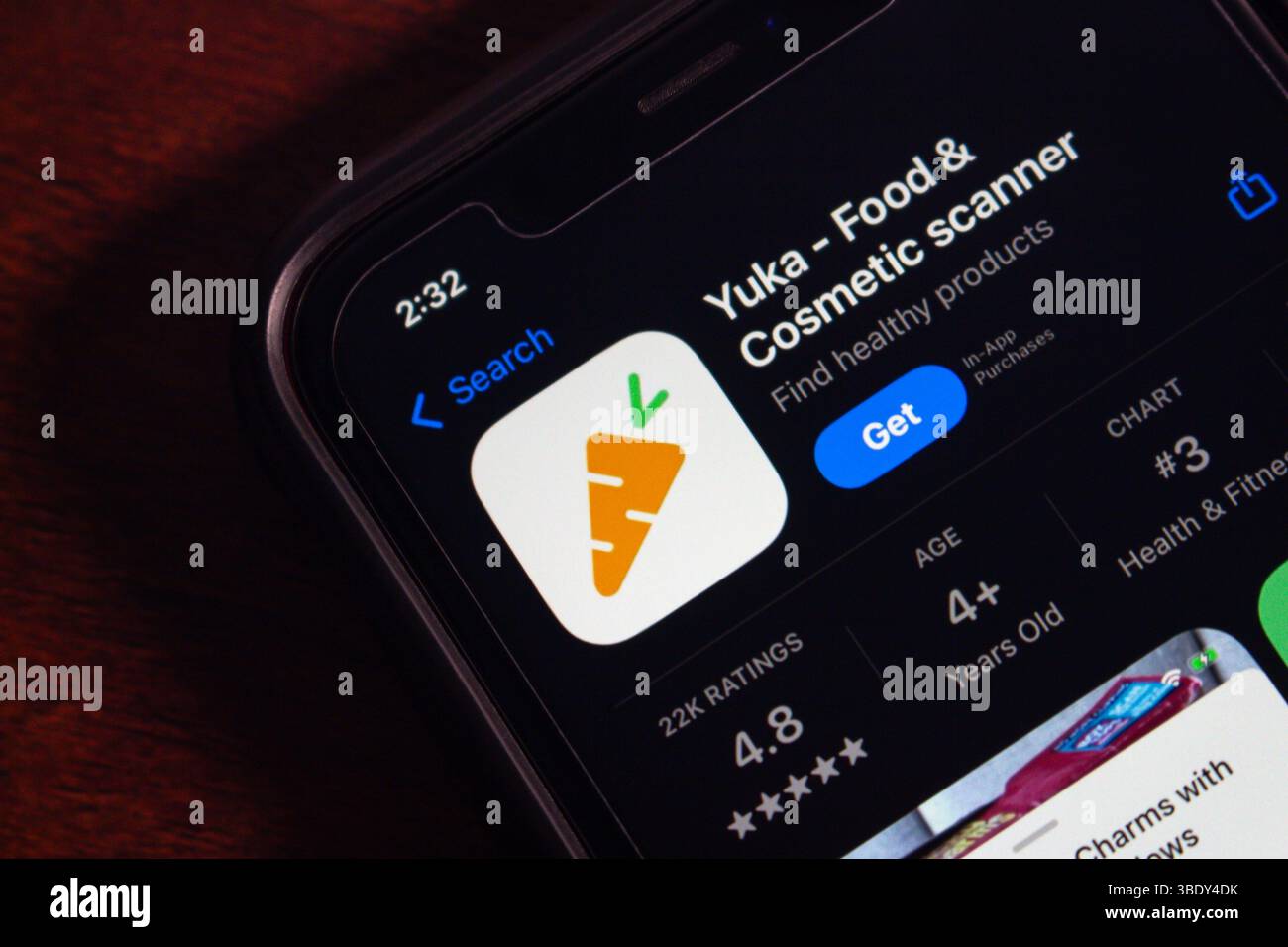 Mexico City, MEXICO - Apr 25 2025 : Close-up of a smartphone showing ...