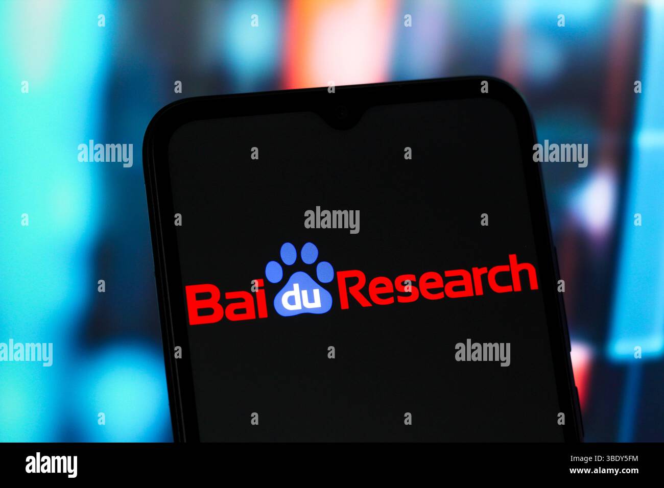 Canada. 26th May, 2025. In this photo illustration, the Baidu Research ...