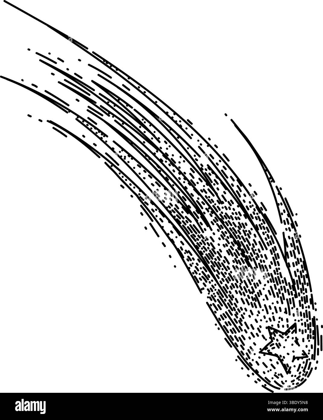 Telescope and shooting star Stock Vector Images - Alamy