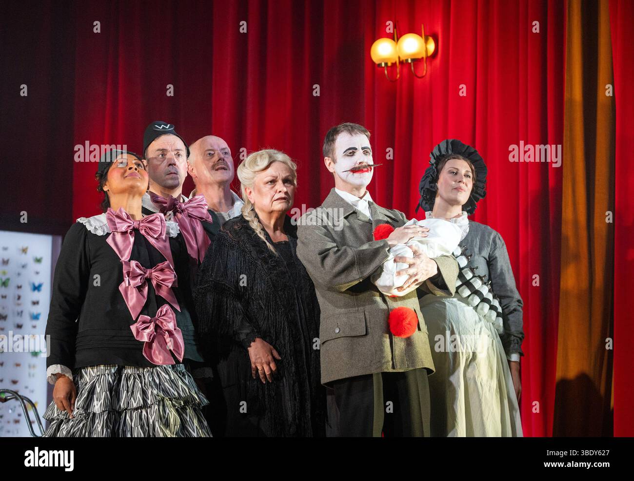 l-r: Meeta Raval (Eva Wagner), Andrew Watts (Siegfried Wagner), Mark Le ...