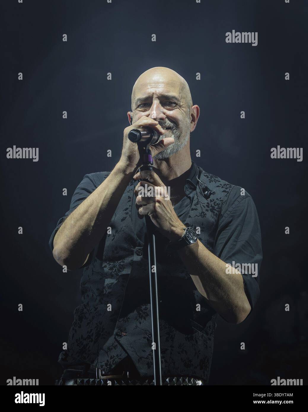 Alexander Wesselsky, singer of Eisbrecher live on Kaltfront Tour 2025 ...