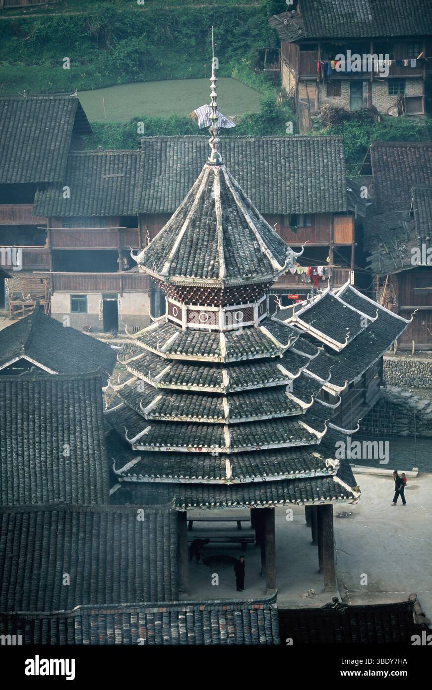 Zhaoxing Dong Village (Zhao Xing Dong Zhai) in Southeast Guizhou Miao ...