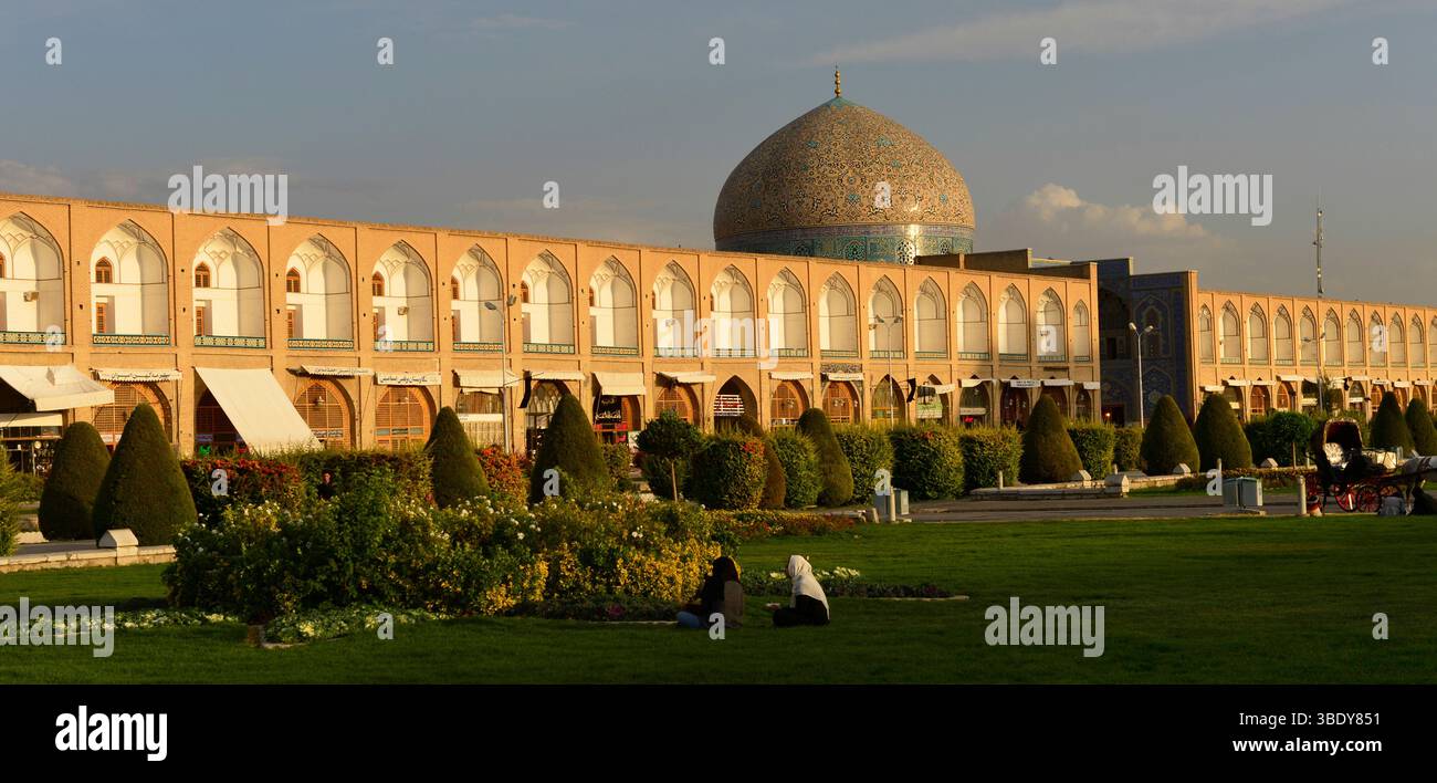Moyen-Orient, Iran,Ispahan, la mosquée du Sheikh Loftallah / Sheikh ...