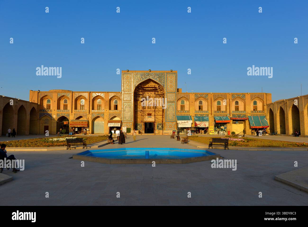 Moyen-Orient, Iran, Kerman,le caravansérail Ganjalikhan / The ...
