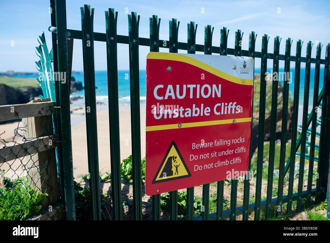 Whipsiderry beach sign hi-res stock photography and images - Alamy