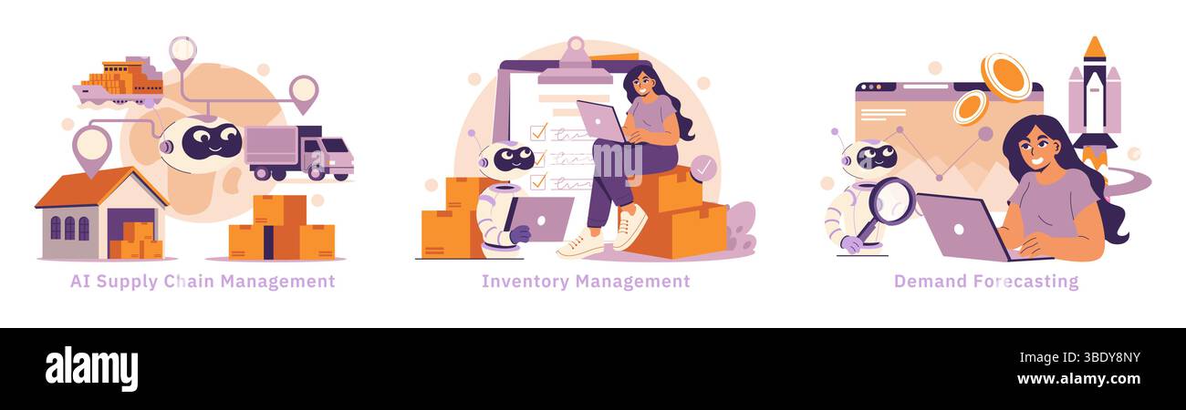 AI in logistics enhances supply chain management, streamlines inventory processes, and improves ...