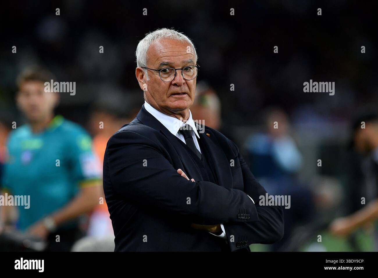 Turin, Italy. 26th May, 2025. Claudio Ranieri head coach of AS Roma ...