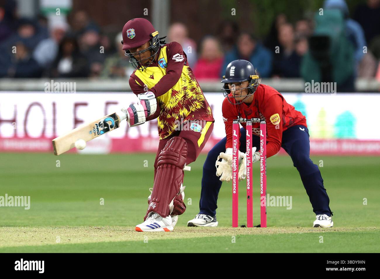 West Indies' Realeanna Grimmond in action during the Third Women's ...