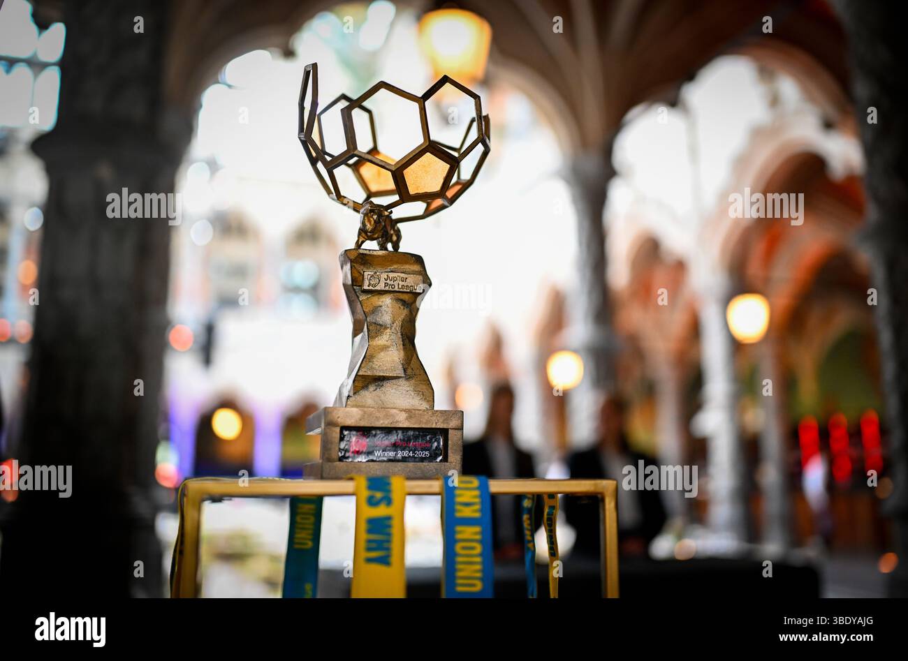 Antwerp, Belgium. 26th May, 2025. Pro League trophy pictured during the ...