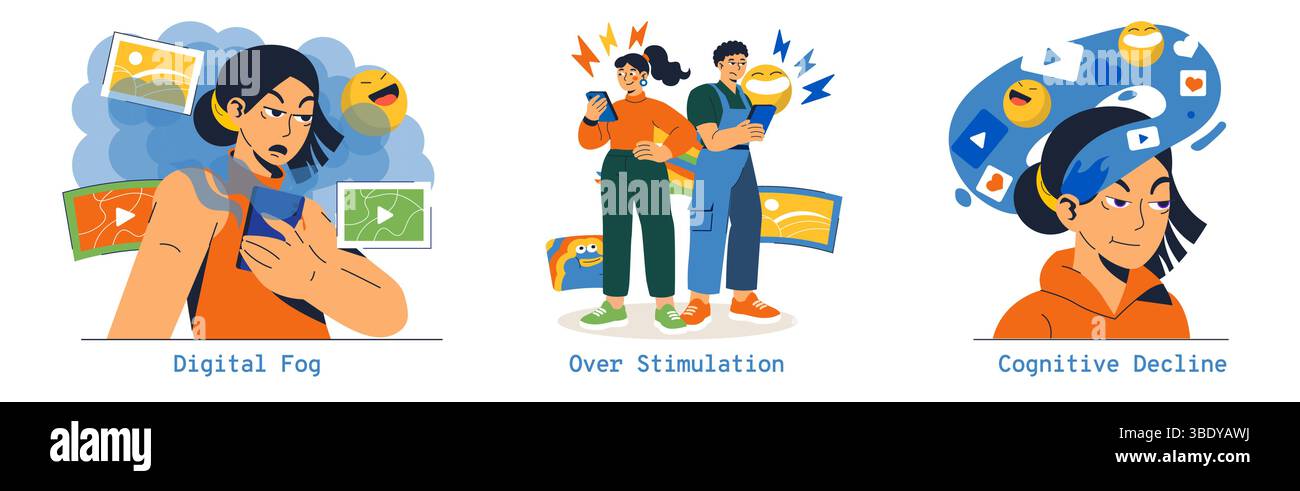 Brain rot represents how excessive digital engagement leads to ...