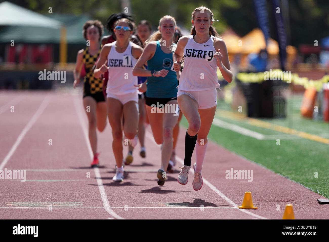 Anne Elise Packard of JSerra wins the girls 800m in 2:09.55 during the CIF Southern Section ...