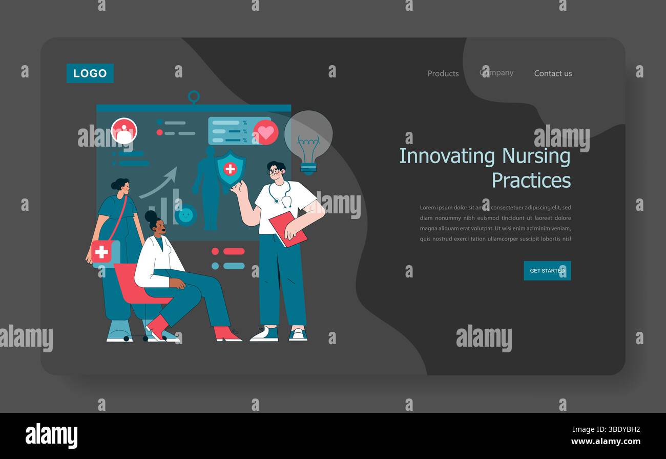International Nurses Day illustration celebrating innovative nursing ...