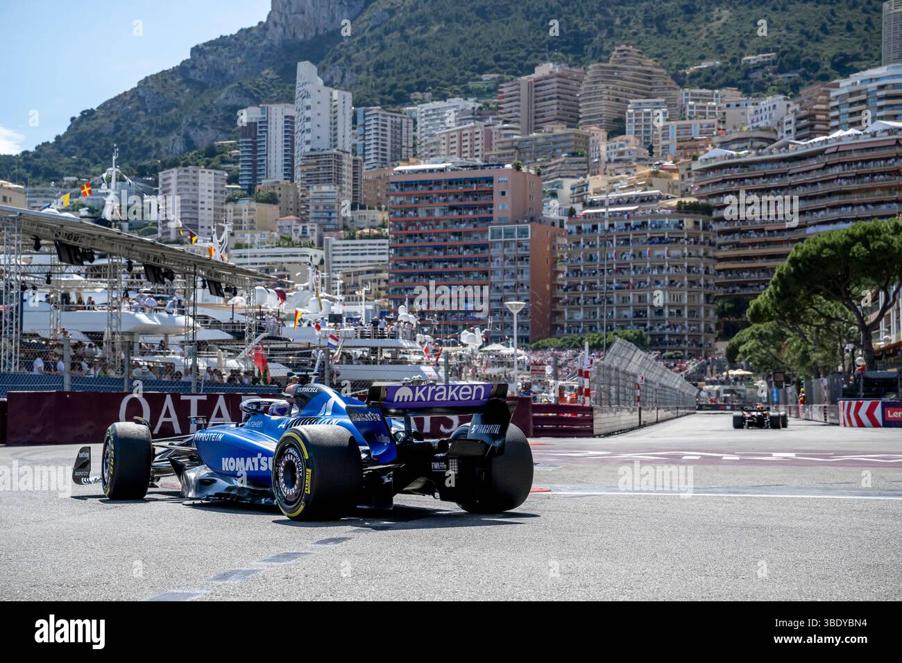 Monte Carlo, Monaco, 25 May 2025, Alex Albon, from Thailand competes ...