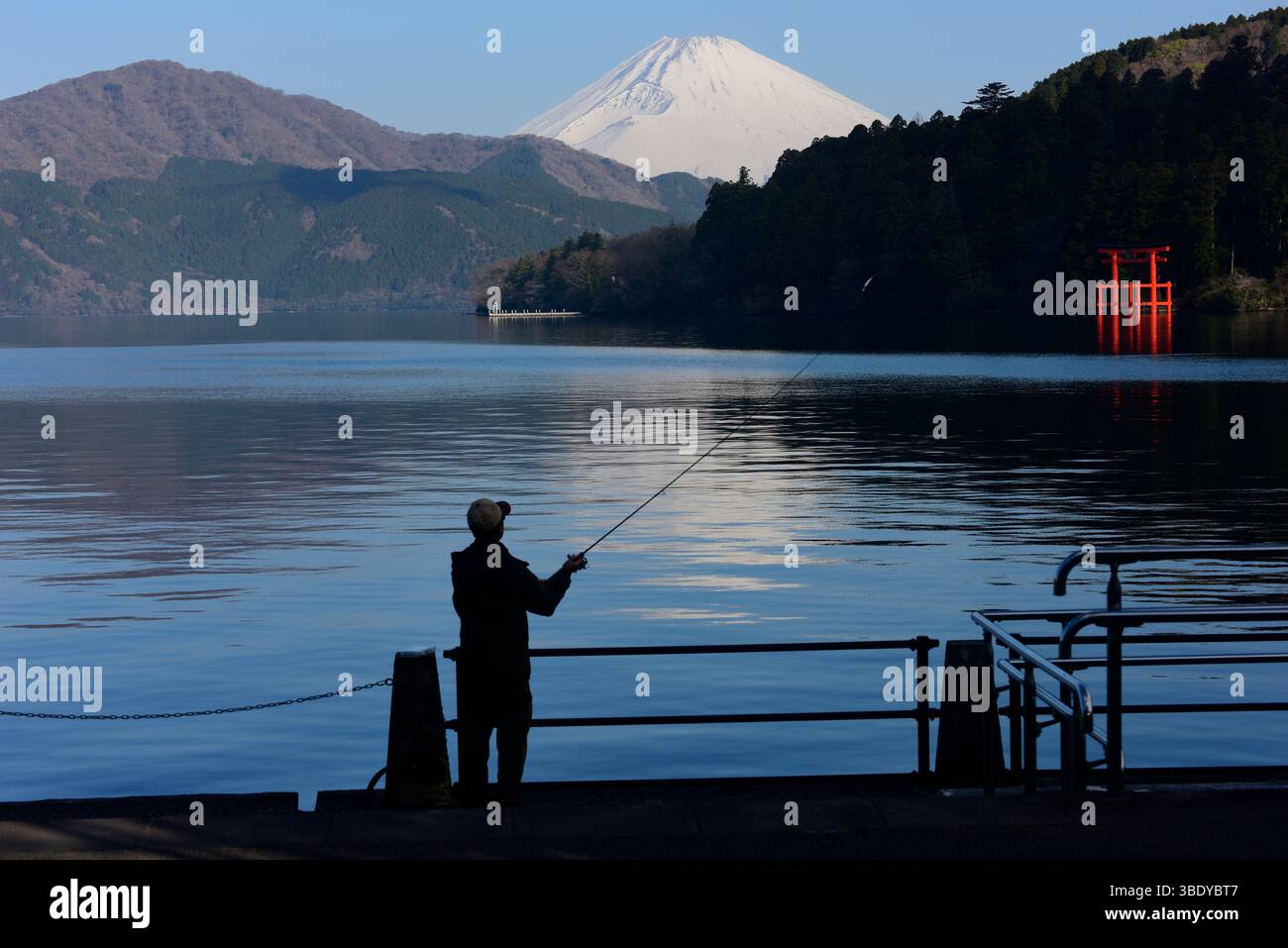 Mount Fuji and Ashiko lake,Hakone,Japan,Asia Stock Photo - Alamy