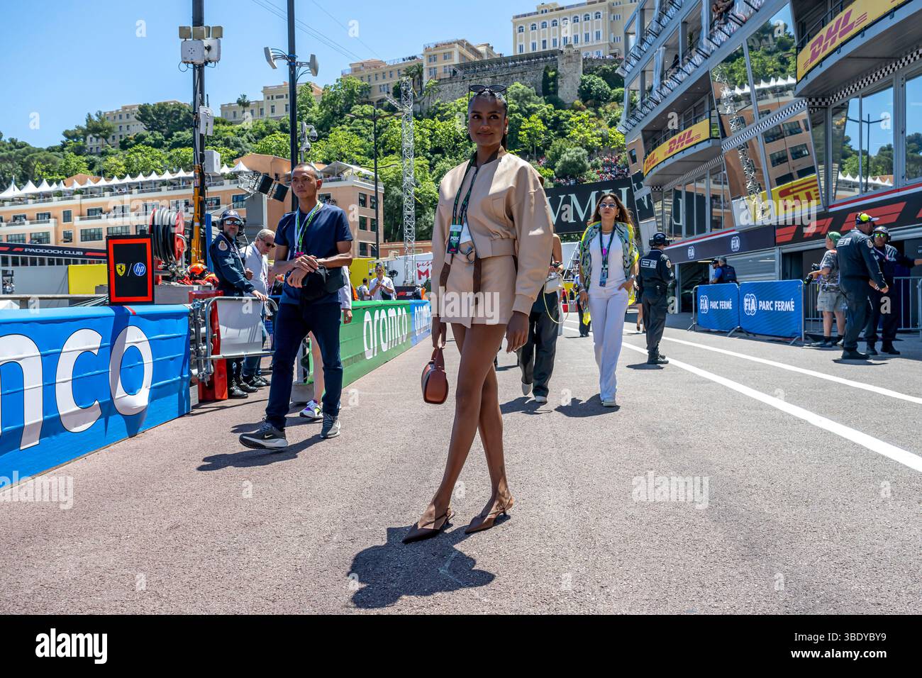 Monte Carlo, Monaco, 25 May 2025, Simone Ashley, famous movie star ...
