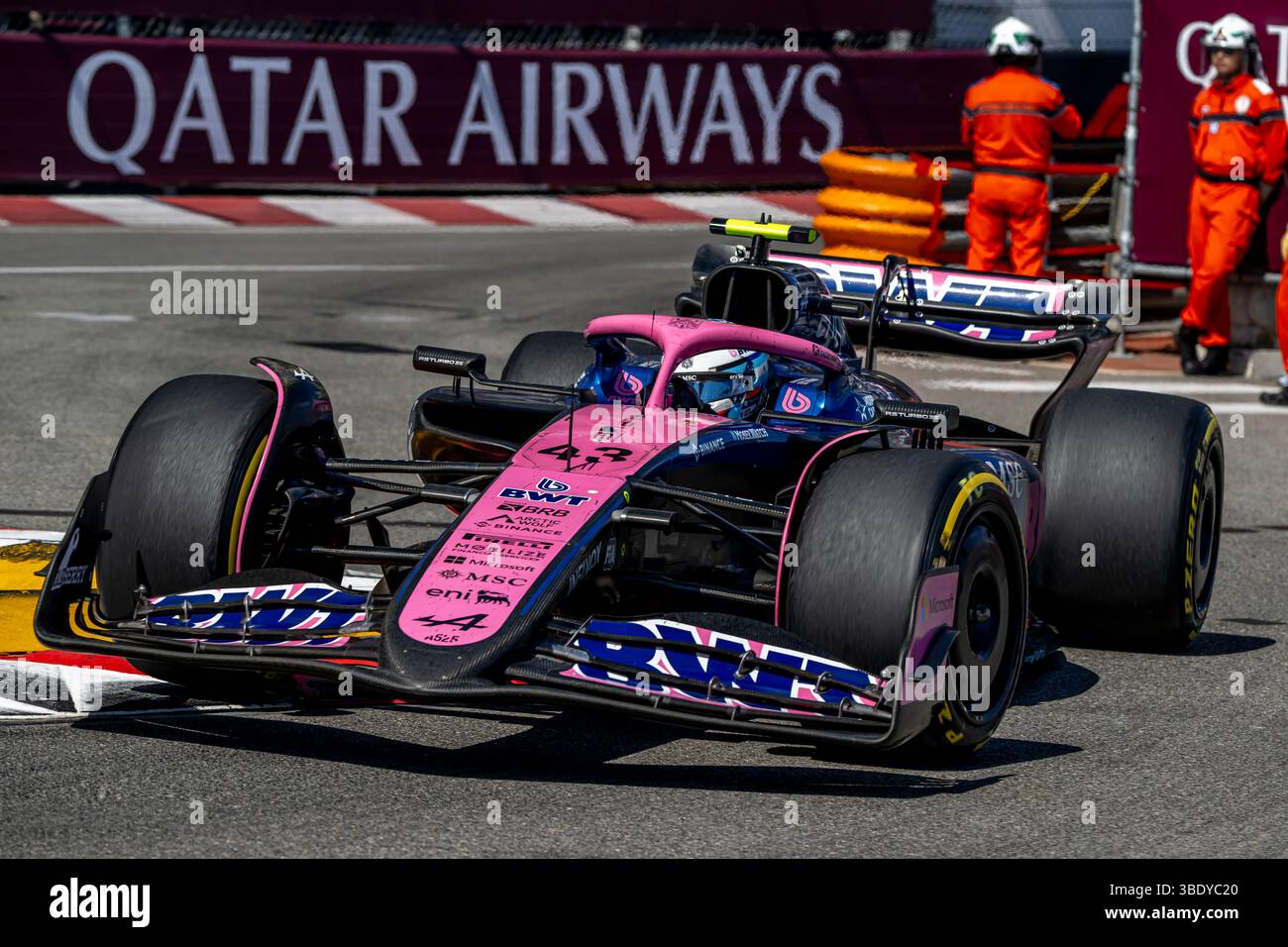 Monte Carlo, Monaco, 25 May 2025, Franco Colapinto, from Argentina ...