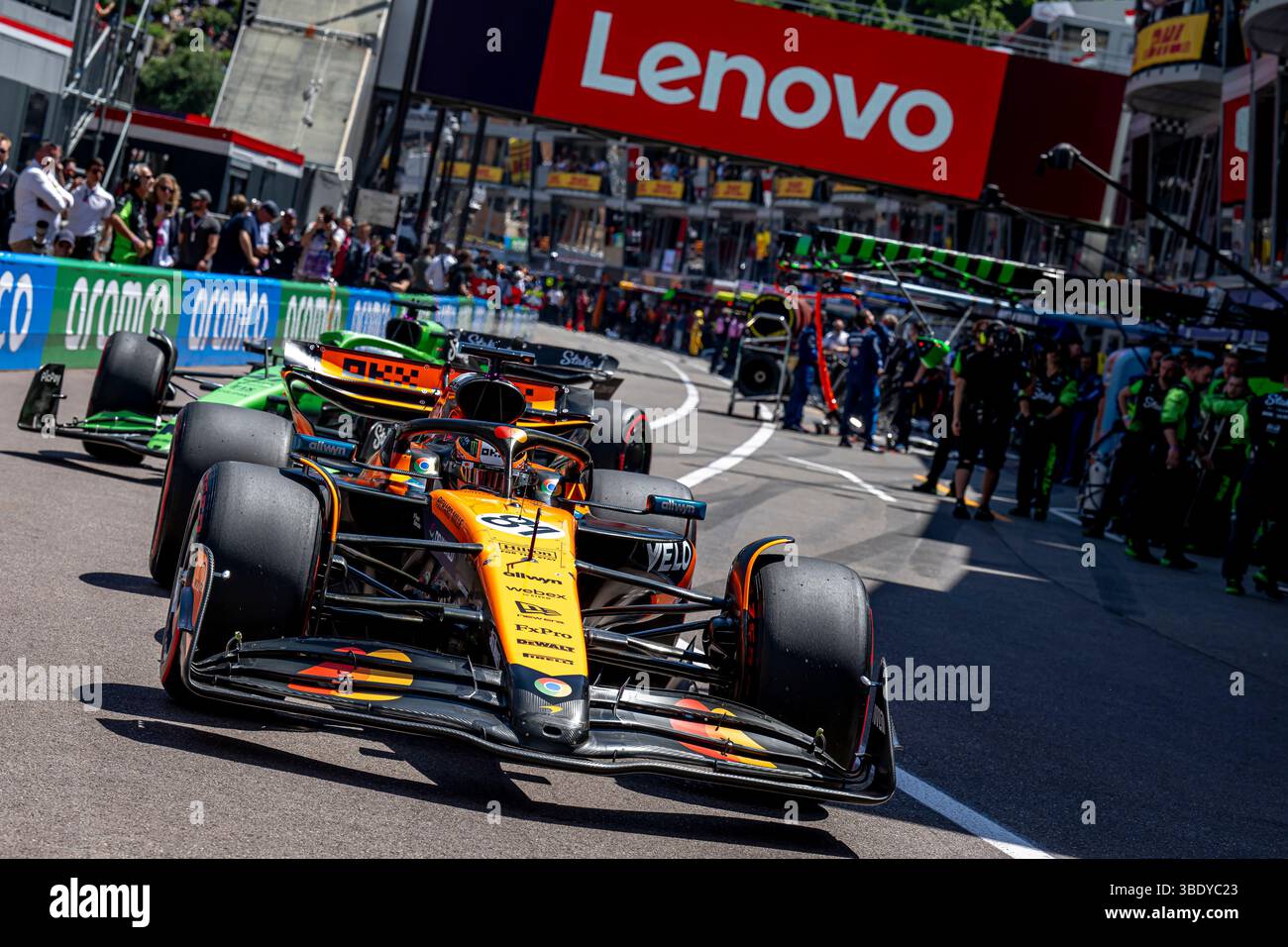 Monte Carlo, Monaco, 25 May 2025, Oscar Piastri, from Australia ...