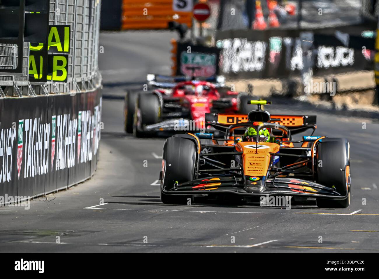 Monte Carlo, Monaco, 25 May 2025, Lando Norris, from United Kingdom ...