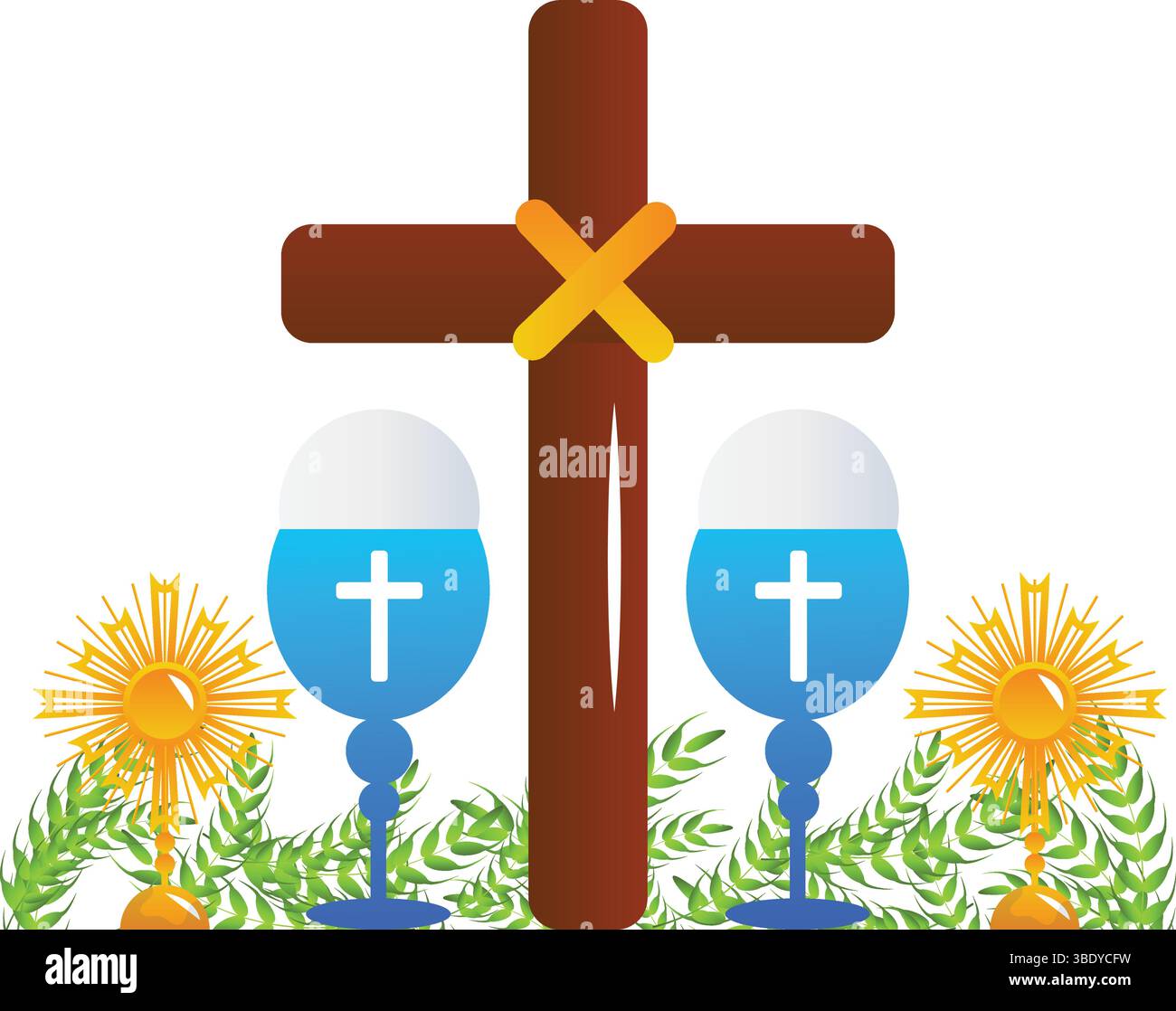 holy eucharist vector illustration on white Stock Vector Image & Art ...