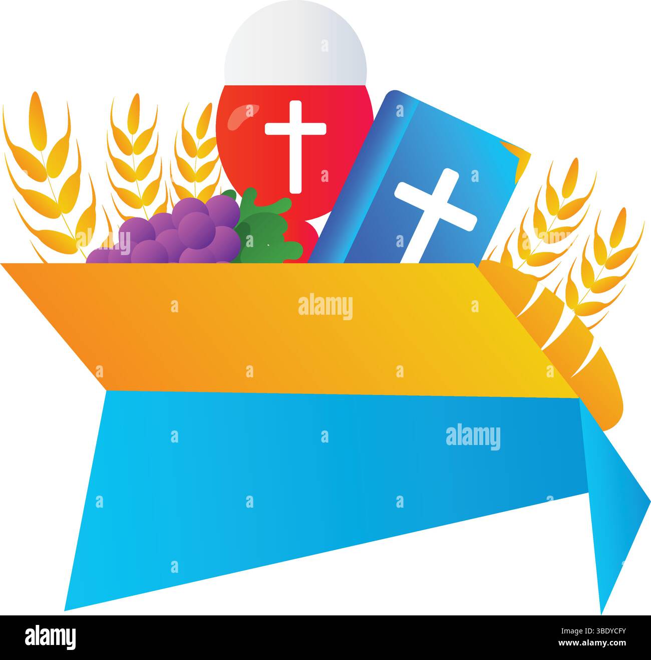 holy eucharist vector illustration on white Stock Vector Image & Art ...