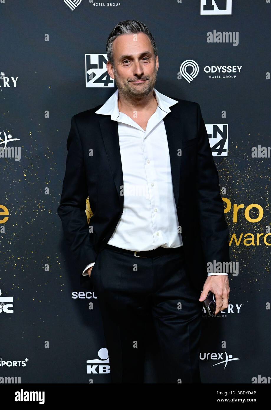 Antwerp, Belgium. 26th May, 2025. Gent's owner Sam Baro poses for the ...