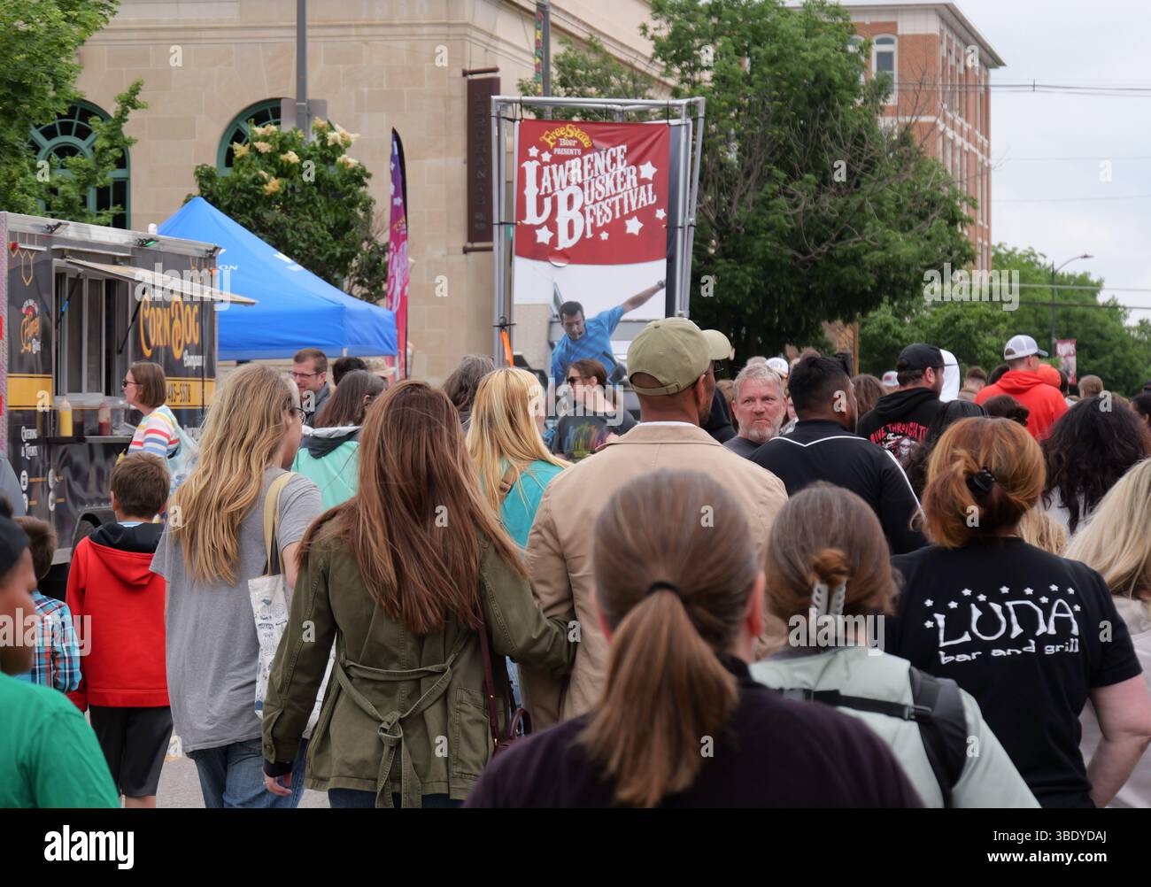 Lawrence, Kansas - May 25, 2025: 17th Annual Lawrence Busker Festival ...