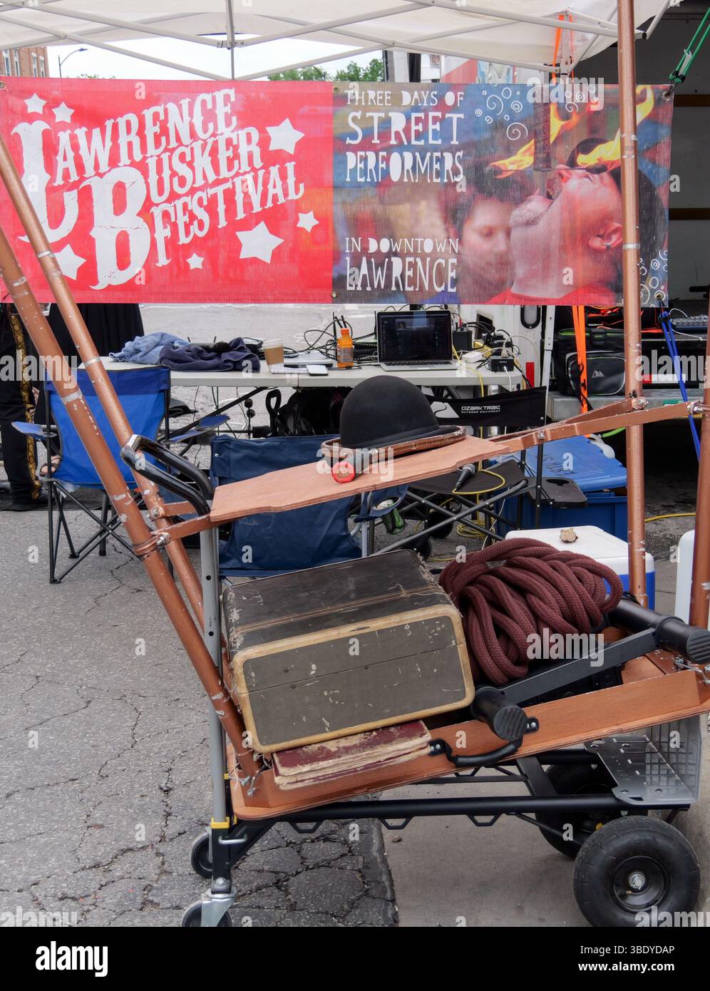 Lawrence, Kansas - May 25, 2025: 17th Annual Lawrence Busker Festival ...