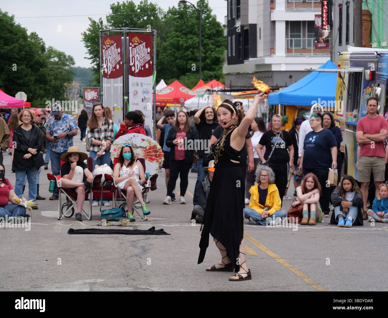 Lawrence, Kansas - May 25, 2025: 17th Annual Lawrence Busker Festival ...