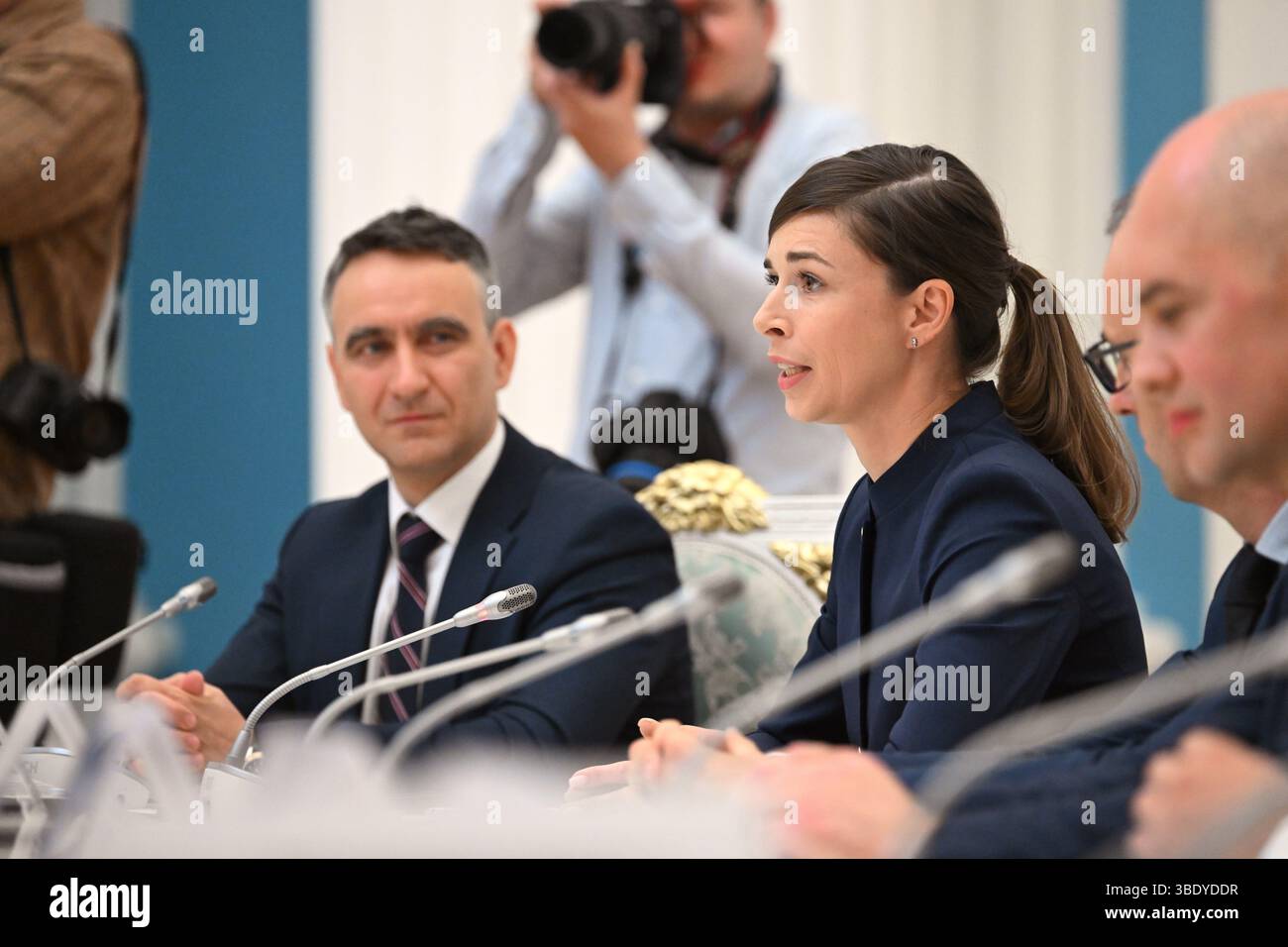 Moscow, Russia. 26th May, 2025. CEO of the Russian fast food chain ...