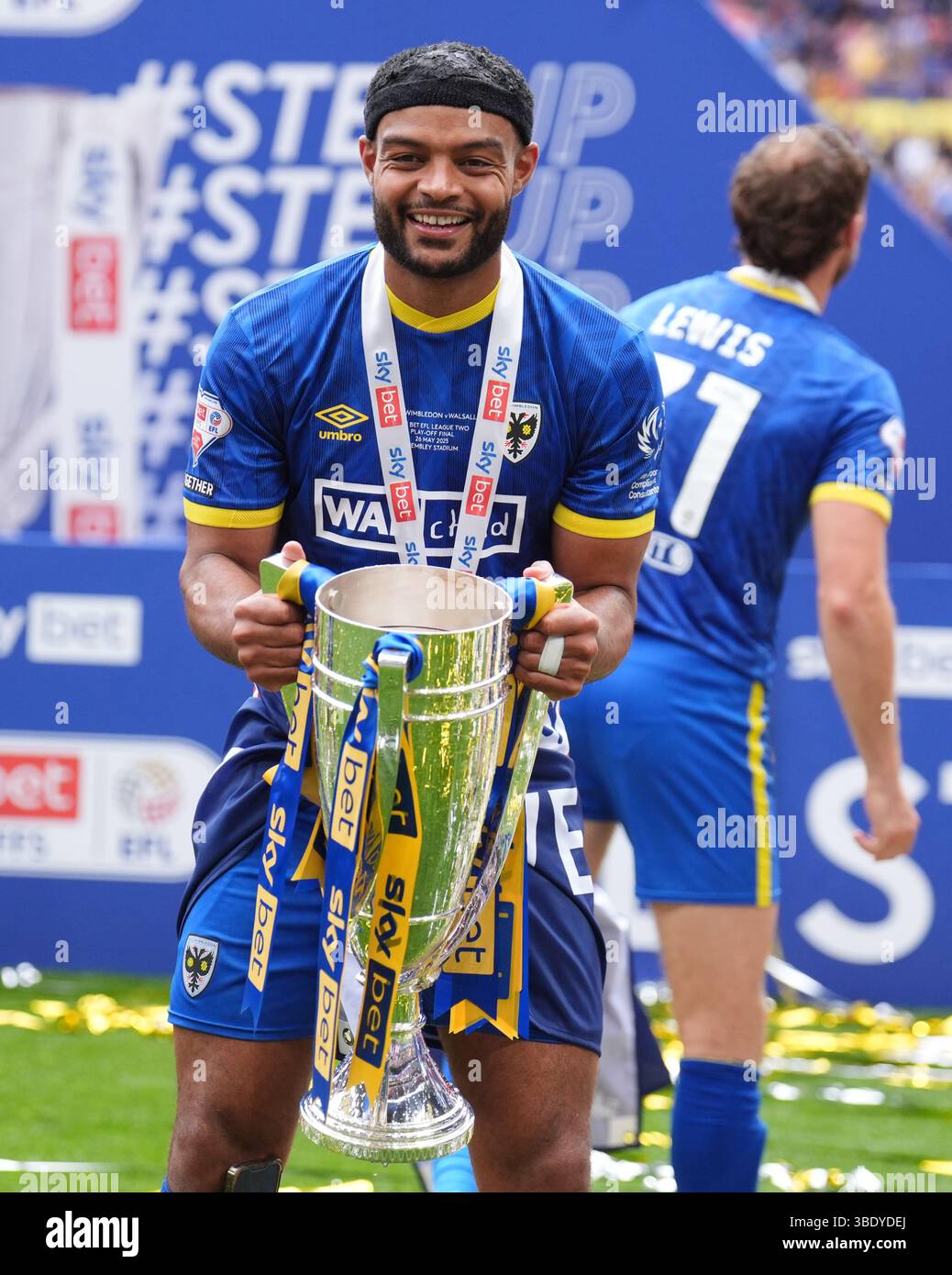AFC Wimbledon's Ryan Johnson after the Sky Bet League Two play off ...