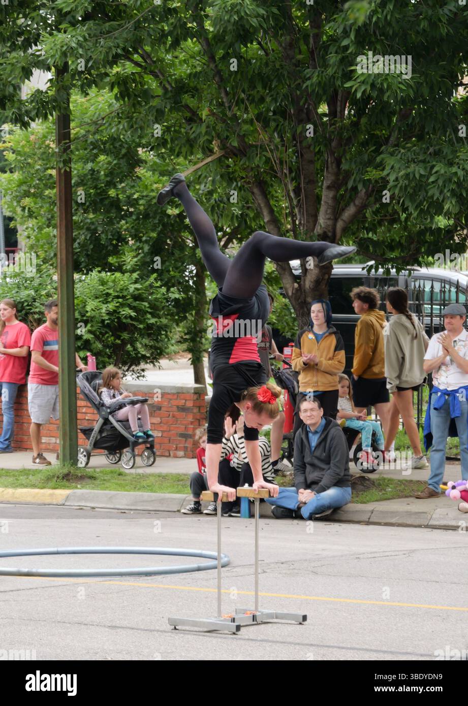 Lawrence, Kansas - May 25, 2025: 17th Annual Lawrence Busker Festival ...