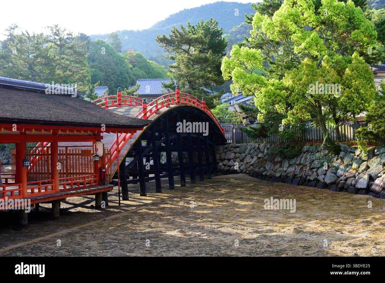 Sori-bashi,arched bridge,Itsukushima Jinja,Miyajima island,Japan,Asia ...