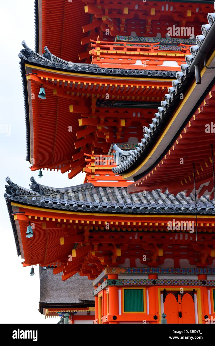 Jishu-jinja shrine adjacent to Kiyomizu-dera temple in Kyoto,Japan,Asia ...